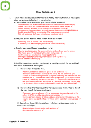 Biology: DNA technology - Vectors | Teaching Resources