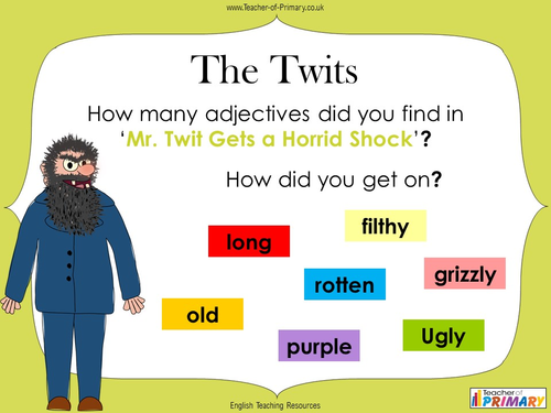 The Twits - Unit of Work | Teaching Resources