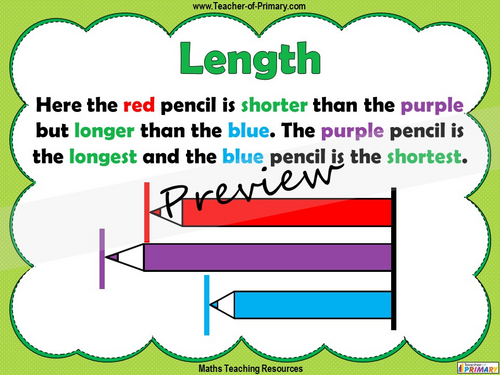 Comparing Lengths and Heights - Year 1 | Teaching Resources