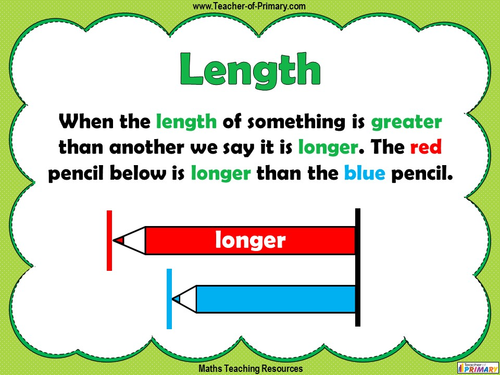 Comparing Lengths and Heights - Year 1 | Teaching Resources