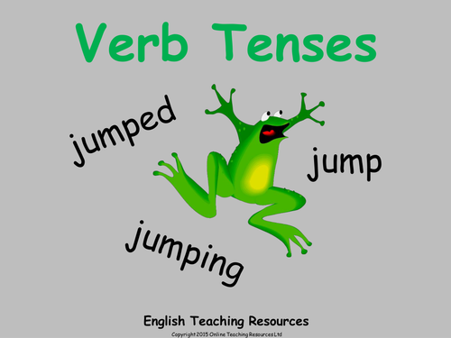 Verb Tenses - Animated PowerPoint presentation and worksheet by Teacher ...