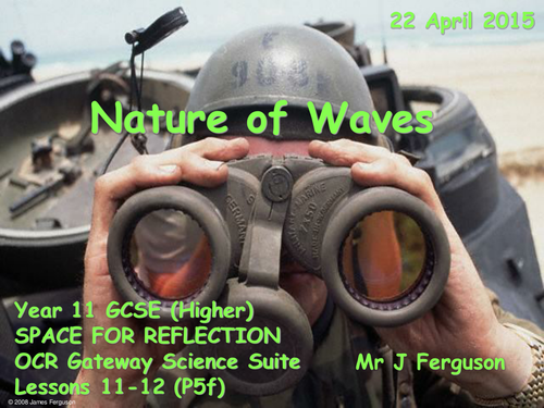 P5f Nature of Waves | Teaching Resources