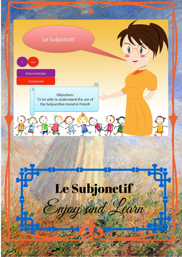 Subjonctive Mood (French) Booklet / Le subjonctif ( français ...