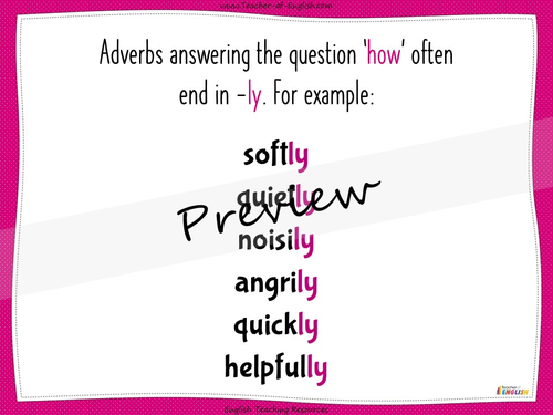 Adding Adverbs - KS2 | Teaching Resources
