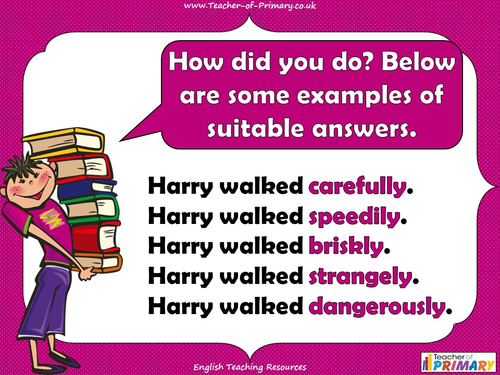 Adding Adverbs - KS2 | Teaching Resources