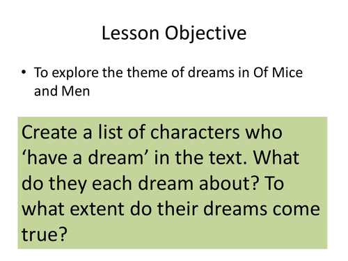 Of Mice and Men Skills Revision Unit | Teaching Resources