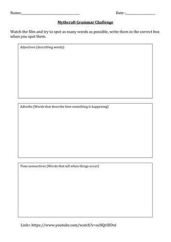 Greek Myth Writing KS2 (minecraft movie) | Teaching Resources