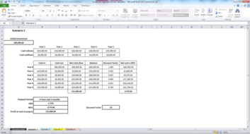 Investment Appraisal Answer Calculator | Teaching Resources