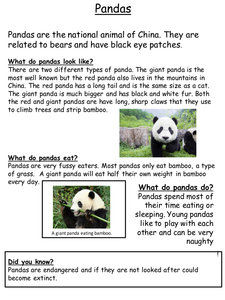 Animal Non Chronological Report Examples by MrSteer - UK Teaching ...