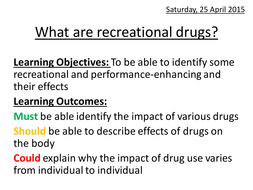 What are recreational drugs? | Teaching Resources