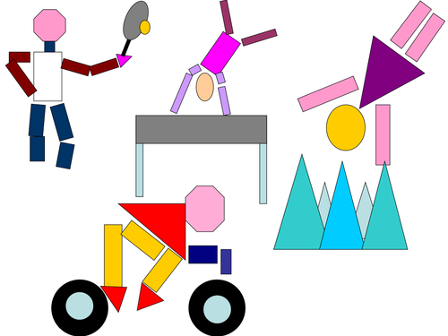 KS1 2D Shape Monsters and recap pack | Teaching Resources