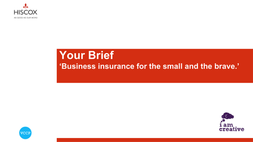 REAL Advertising Brief from Hiscox | Teaching Resources