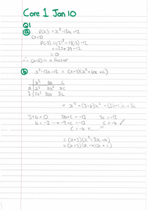 AQA A Level Maths Core 1 - Worked Solutions to Past Exam Papers by ...