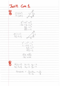 AQA A Level Maths Core 1 - Worked Solutions to Past Exam Papers by ...