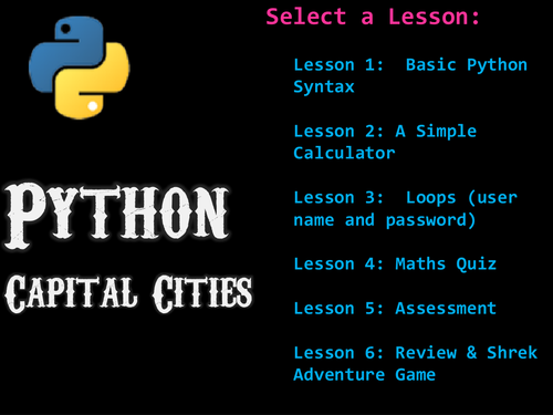 KS3 Python SoW | Teaching Resources