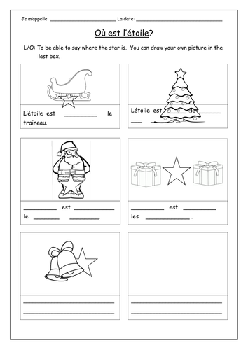 FRENCH - CHRISTMAS - Joyeux Noël - Activity Booklet - Worksheets ...