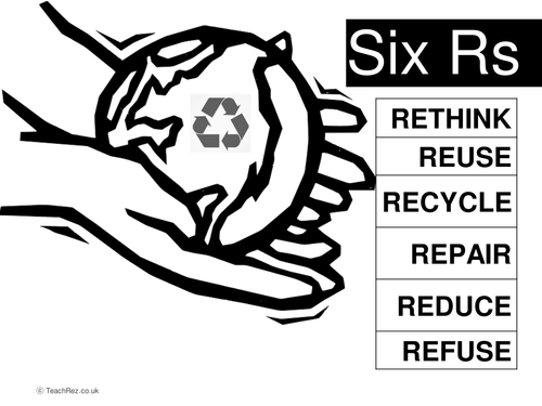 Six Rs of Sustainability - Whole Lesson and Differentiated Worksheets ...