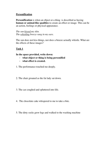 Descriptive Writing Worksheets | Teaching Resources