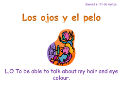 Hair and eye colour - Spanish | Teaching Resources