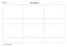 My Storyboard Worksheet | Teaching Resources
