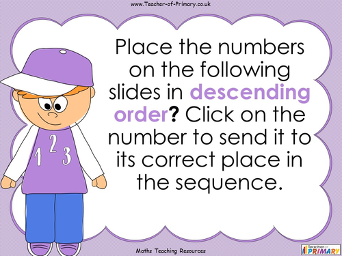 Ordering Numbers to 100 - Year 2 | Teaching Resources