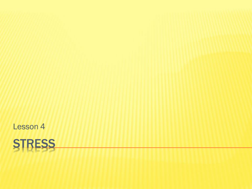 AS PSYCHOLOGY STRESS UNIT | Teaching Resources