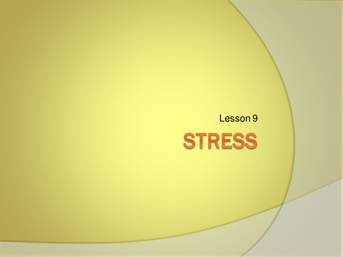 AS PSYCHOLOGY STRESS UNIT | Teaching Resources