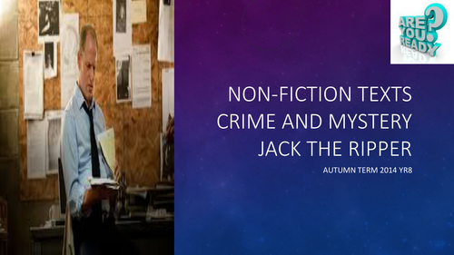Yr 8 Crime and Mystery Jack the Ripper Police Wall | Teaching Resources