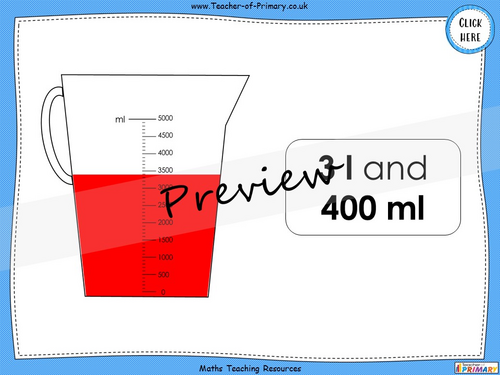 Units of Volume and Capacity - Year 3 | Teaching Resources