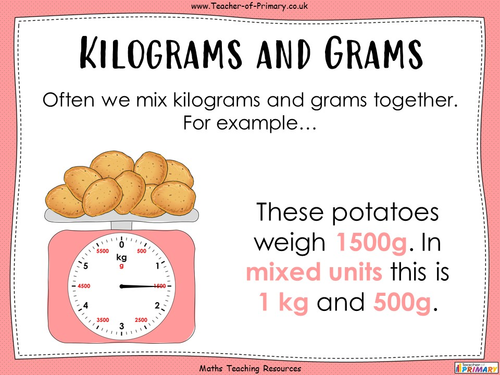 Units of Mass - Year 3 | Teaching Resources