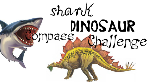 Using a pair of compasses to complete the dinosaur/shark | Teaching ...