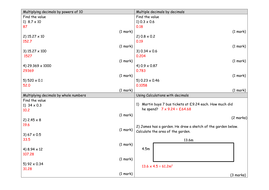 Year 10 Revision Worksheet | Teaching Resources