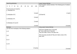 Year 10 Revision Worksheet | Teaching Resources
