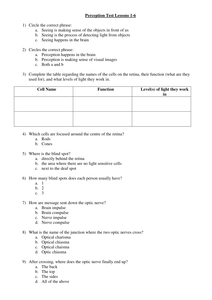 GCSE PSYCHOLOGY: PERCEPTION by vjbrown85 - UK Teaching Resources - TES