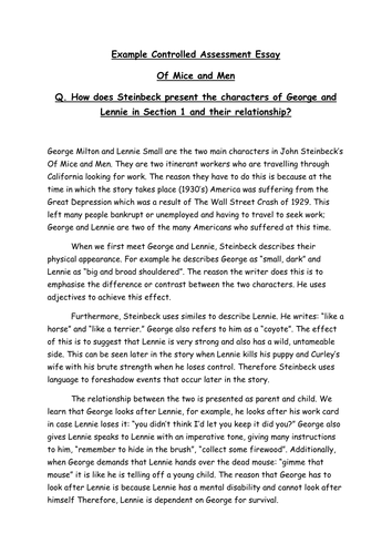 Of Mice And Men Resources | Teaching Resources