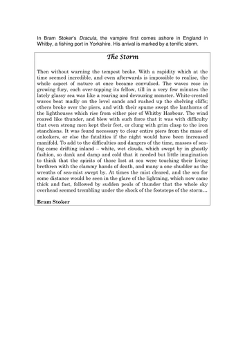 Gothic Horror Genre | Teaching Resources