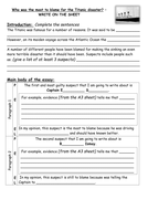 The Titanic Disaster - who was to blame? | Teaching Resources