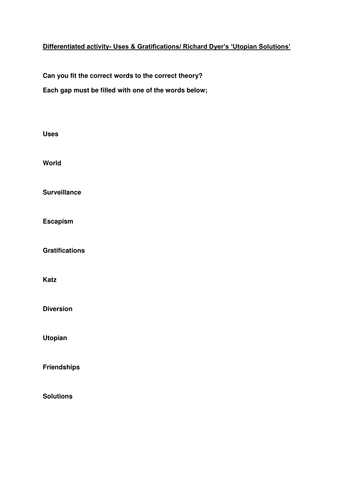 GCSE Media Studies. Effects Theory & Moral Panic: Video Games full ...