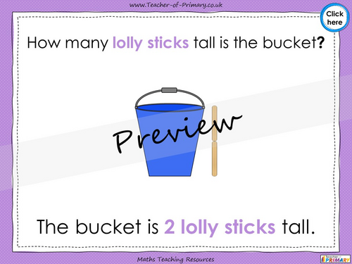 Measuring Length and Height Using Non-Standard Units - Year 1 ...
