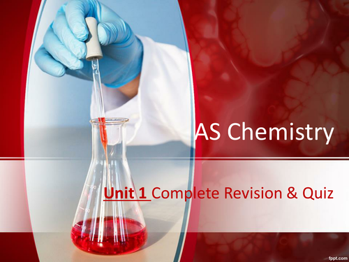 AS Chemistry Unit 1 Bumper Revision Pack | Teaching Resources