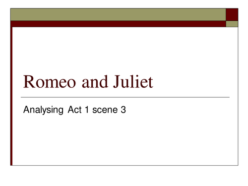 AQA GCSE English Literature Romeo and Juliet Relationships resources (2 ...