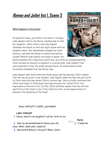 AQA GCSE English Literature Romeo and Juliet Relationships resources (2 ...