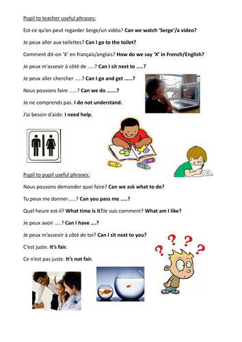 Classroom language | Teaching Resources