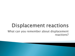 Displacement reactions | Teaching Resources