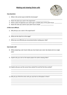 Making Onion Cell Slides Teaching Resources