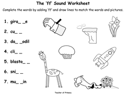 The 'ff' Sound - Animated PowerPoint presentation and worksheet ...