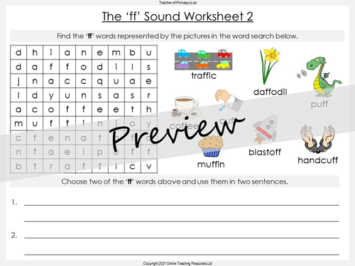 The 'ff' Sound - EYFS | Teaching Resources
