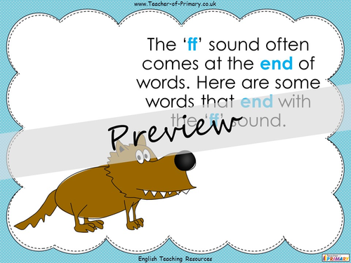 The 'ff' Sound - EYFS | Teaching Resources