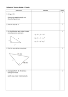 Pythagorean Theorem Year 8 | Teaching Resources