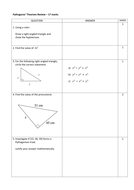 Pythagorean Theorem Year 8 | Teaching Resources